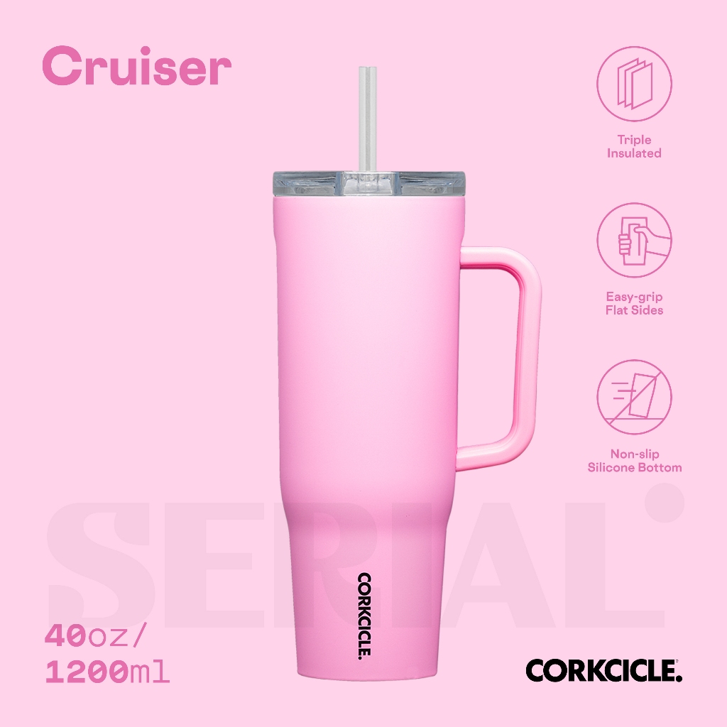 Jual CORKCICLE Cruiser 40oz - Sun Soaked Pink | Shopee Indonesia