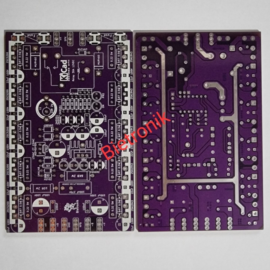 Jual PCB TR FINAL 5 TOSHIBA 3 SANKEN + Protektor 2U Dauble Layer ...