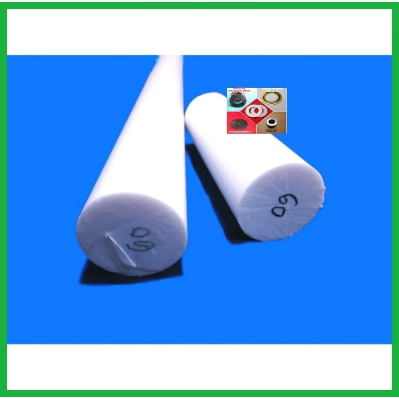 Jual Teflon Putih Rod Tebel 80mm x 80cm As Ptfe Putih Batangan | Shopee Indonesia