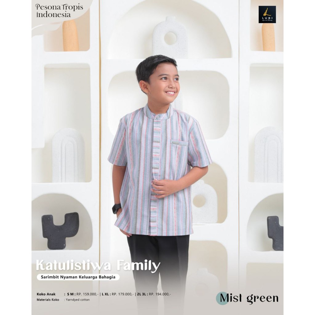 Jual GAMIS KIDS DAN KOKO KIDS KATULISTIWA FAMILY BY LUBI | Shopee Indonesia