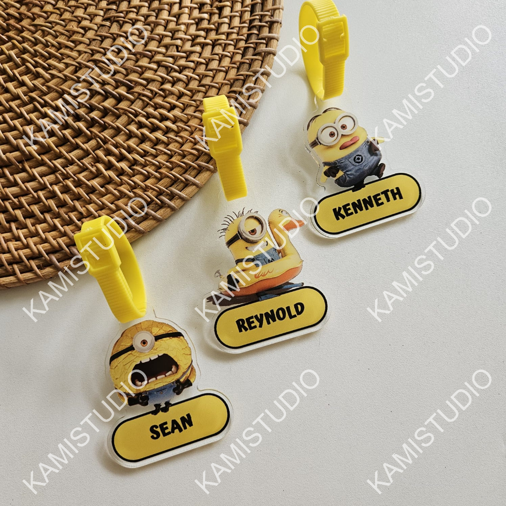 Jual SABUK LUGGAGE TAG MINIONS / GANTUNGAN TAS DESPICABLE ME / KEYCHAIN ...