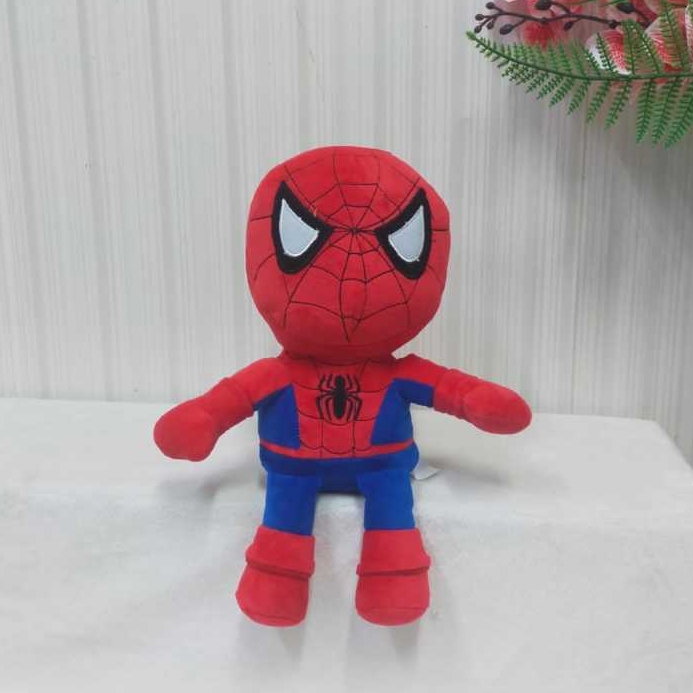 Jual Boneka Spiderman 32cm/Boneka Avanger Batman Spiderman/kado mainan ...