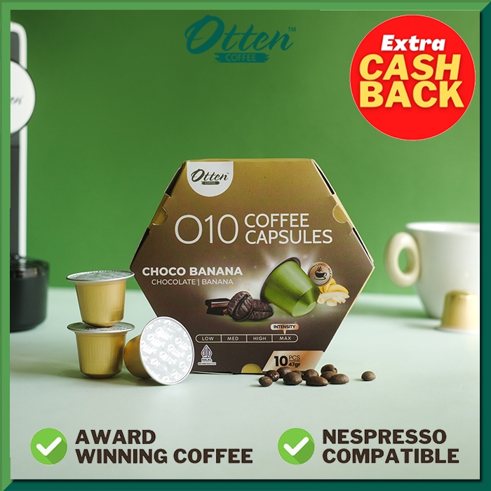 Jual Kopi Kapsul - O10 Robusta Infused Choco Banana - Kompatibel Mesin Nespresso | Shopee Indonesia