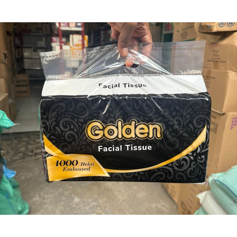 Jual Golden Facial Tissue 1000 helai | Shopee Indonesia