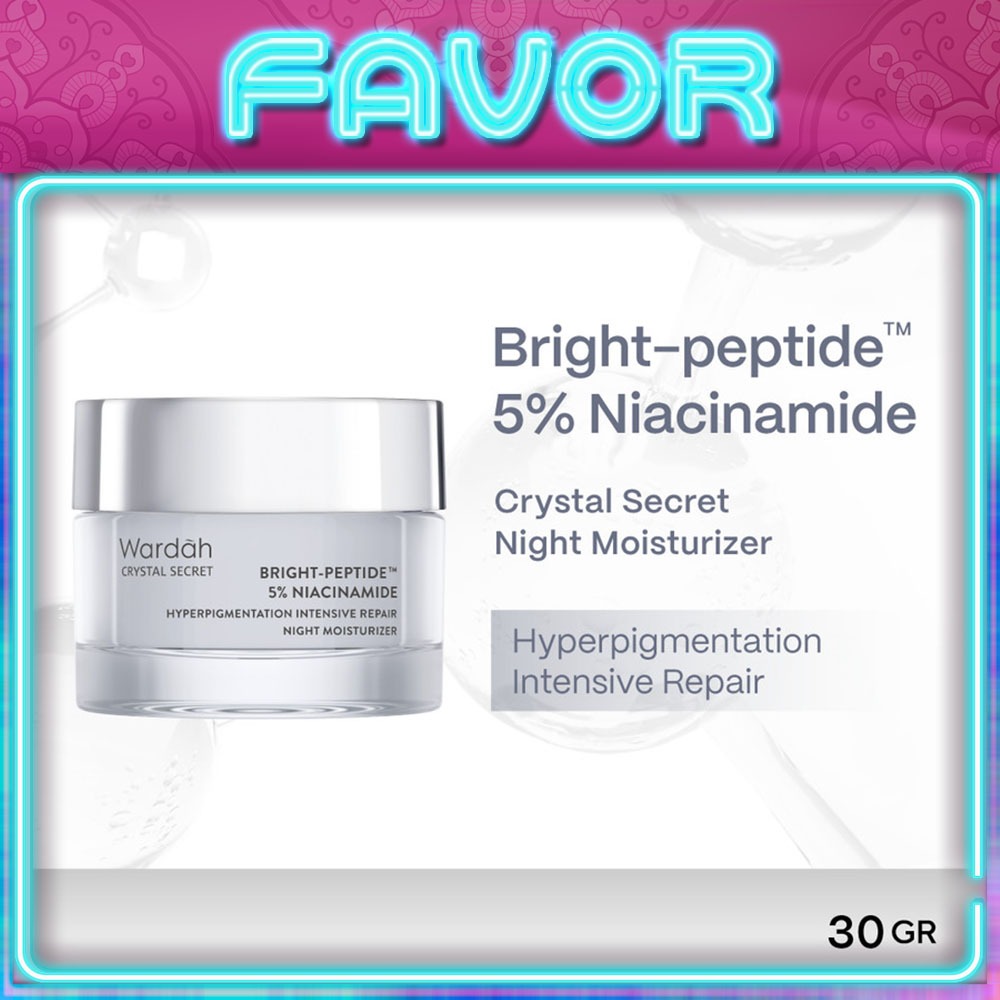 Jual Wardah Crystal Secret Bright-Peptide™ 5% Niacinamide Night ...