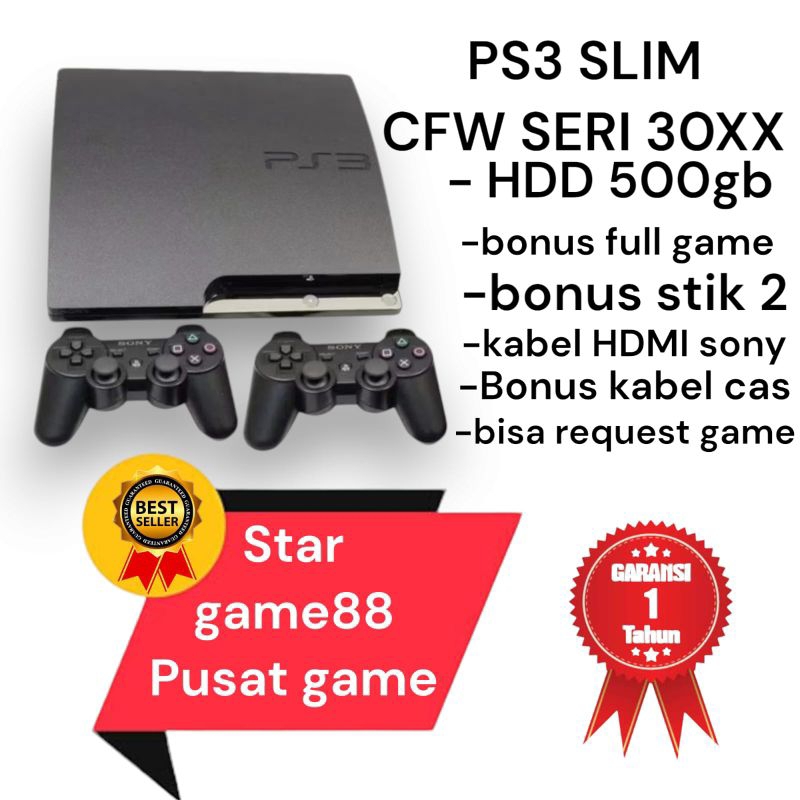 Jual PLAYSTATION PS 3 SERI 30XX ANTI YLOD (FULL GAME) | Shopee Indonesia
