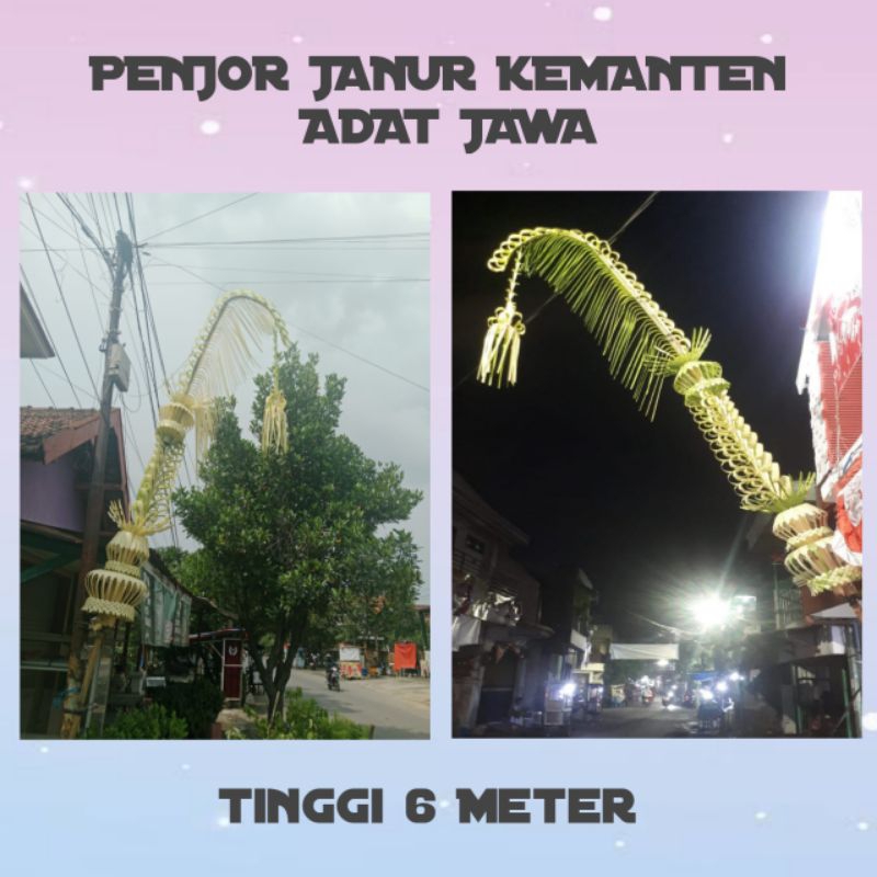 Jual PENJOR KEMANTEN - UMBUL UMBUL JANUR PENJOR ASLI PANJANG 6 METER ...