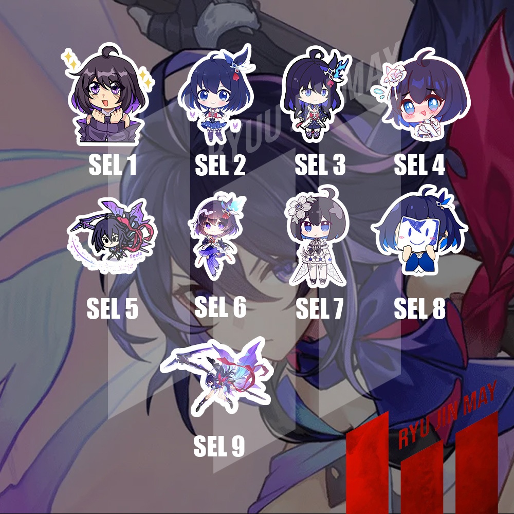 Jual Sticker Anime - Honkai Star Rail - Seele | Shopee Indonesia