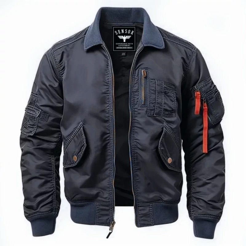 Jual SNSR - Jaket Pilot Bomber Military Pria Waterproof/ Jaket Pilot ...