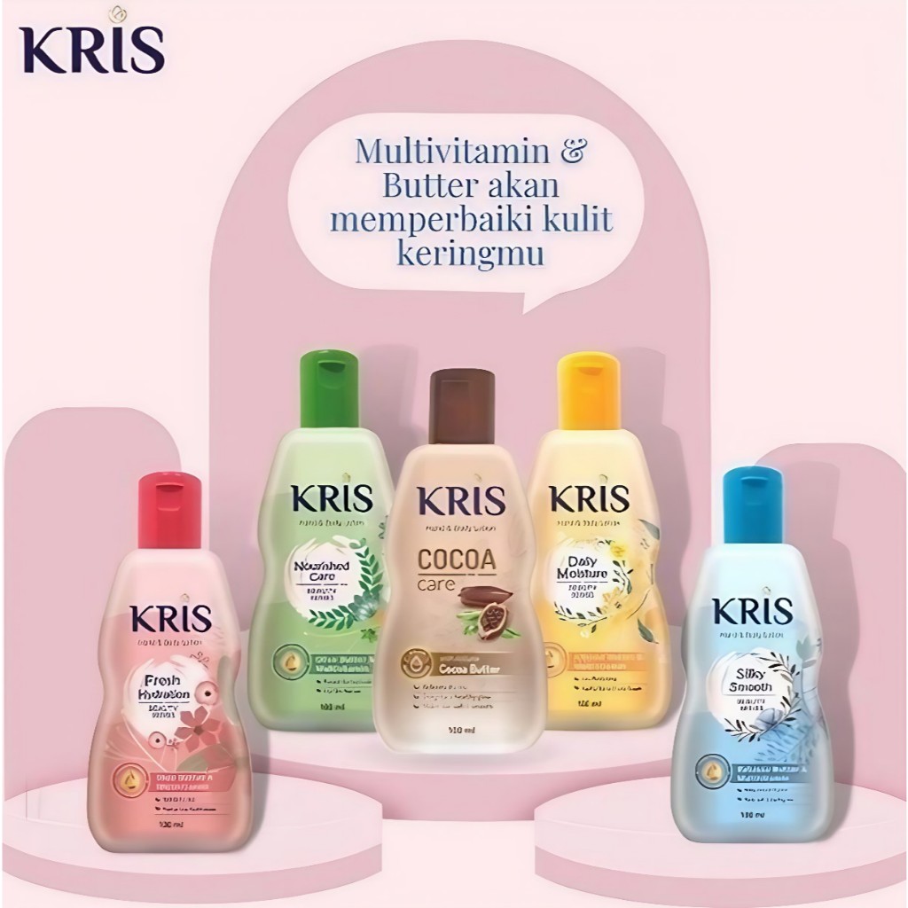 Jual KRIS Hand & Body Lotion 200 ml Semua Varian Fresh Hydration ( Pink ...