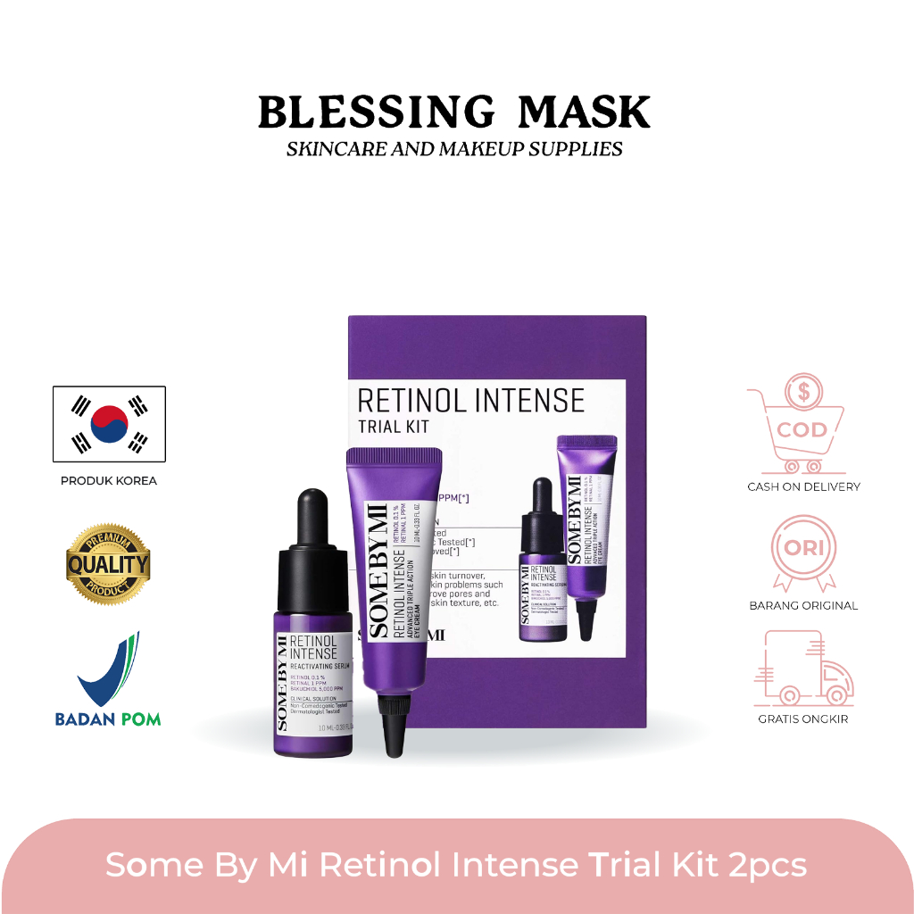 Jual SOME BY MI Retinol Intense Trial Kit | Somebymi Travel kit ...