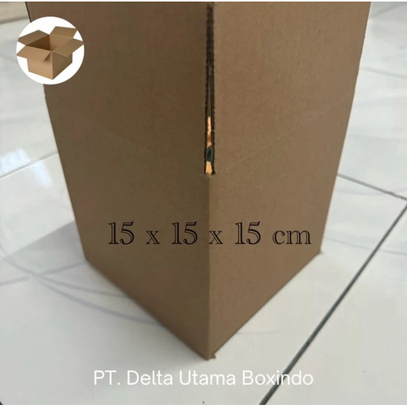 Jual Kardus Polos - Box Polos - 15 x 15 x 15 cm | Shopee Indonesia