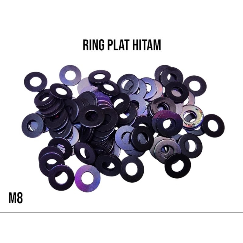 Jual Ring Plat Baja Hitam M8 | Shopee Indonesia