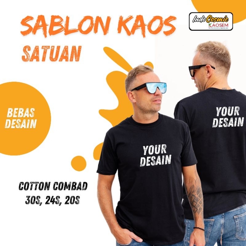 Jual Sablon Kaos Custom Satuan | Shopee Indonesia