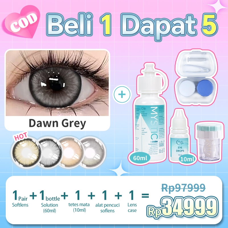 Jual [ Beli 1 Dapat5 ] Softlens Paket kombinasi :1 Softlens + Alat Cuci ...