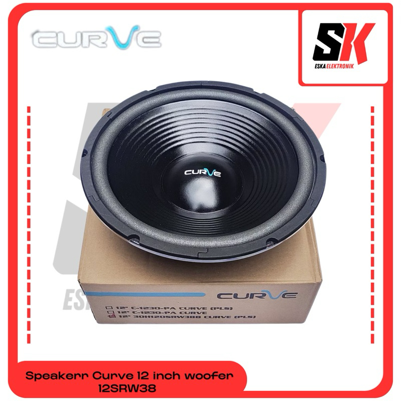 Jual Speaker Curve 12 inch woofer Curve 12SRW38 | Shopee Indonesia