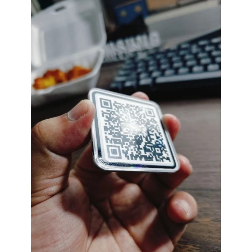 Jual AKRILIK SIGN BARCODE / QR PERTAMINA TUTUP TANGKI MOBIL / MOTOR ...