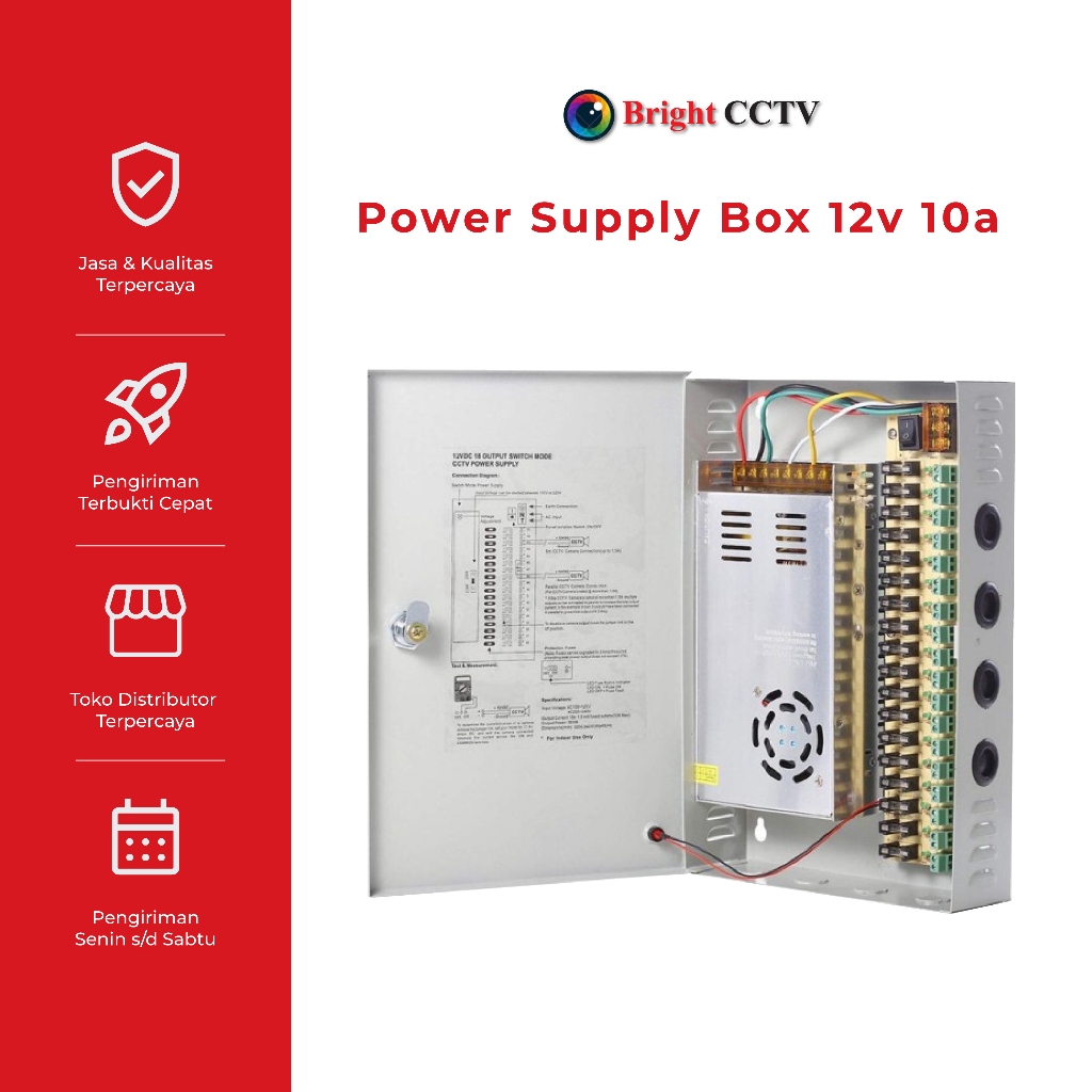 Jual Power Supply Box 12V 10A | Shopee Indonesia