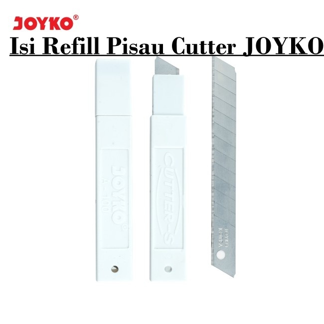 Jual Isi Cutter Joyko Refill Mata Pisau Cutter Tajam Stainless Cocok ...