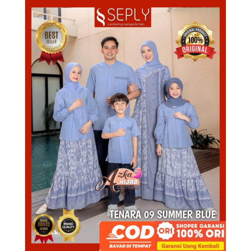Jual SEPLY SARIMBIT KELUARGA 2025 TENARA 09 SUMMER BLUE SEPLY ORIGINAL ...