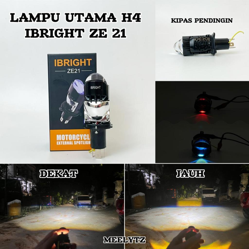 Jual IBRIGHT ZE 21 - Lampu Utama H4 LED | Shopee Indonesia