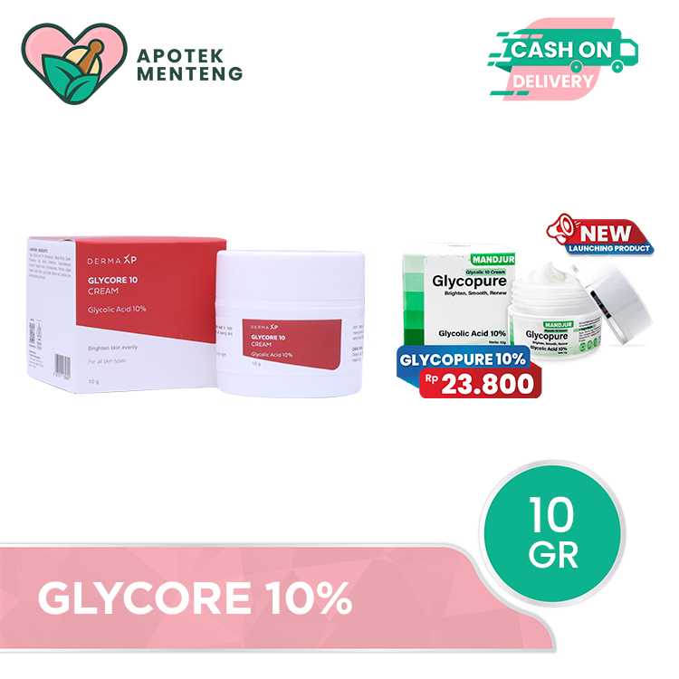 Jual Glycore 10% Cream 10 g - Menyamarkan Kulit Gelap dan Flek Hitam ...