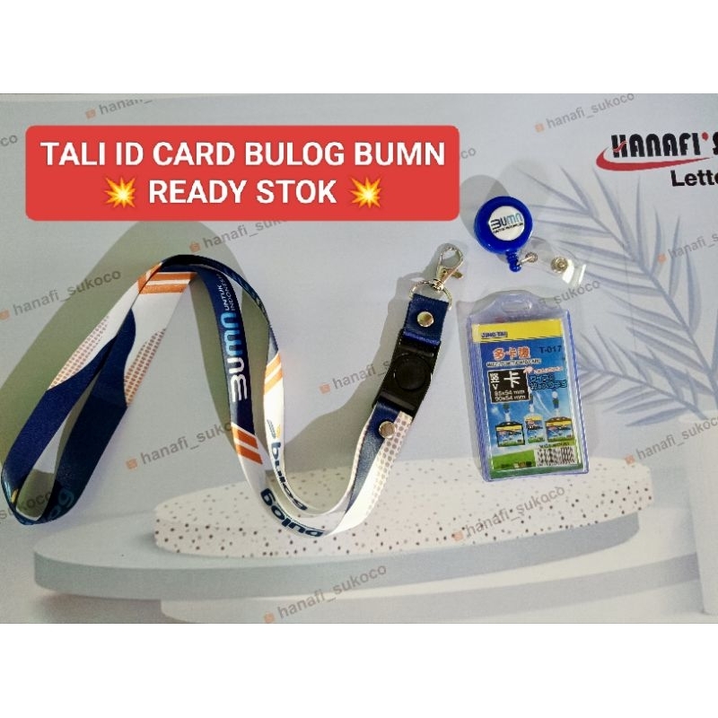 Jual BULOG BUMN tali id card printing Bulog BUMN (READY STOK) Lanyard ...