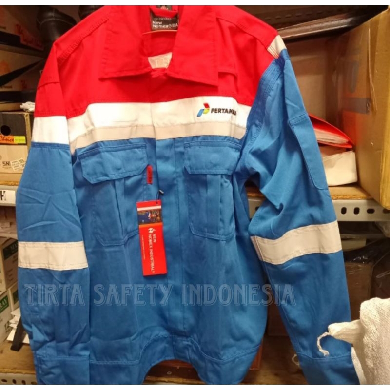 Jual Safety Wearpack Two Piece Nomex Pertamina / Baju Dan Celana ...