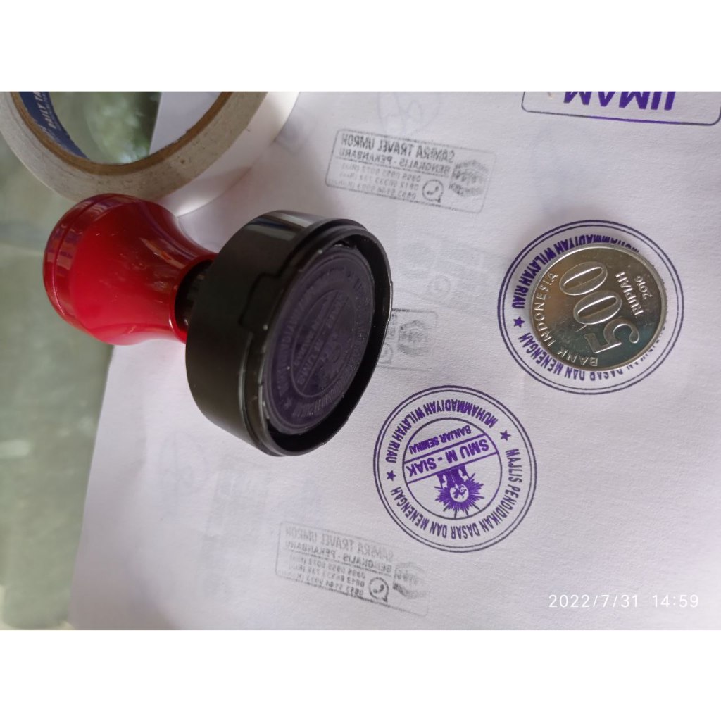 Jual Stempel Bulat 42 mm ukuran diameter 3,9 cm Standar Instansi ...