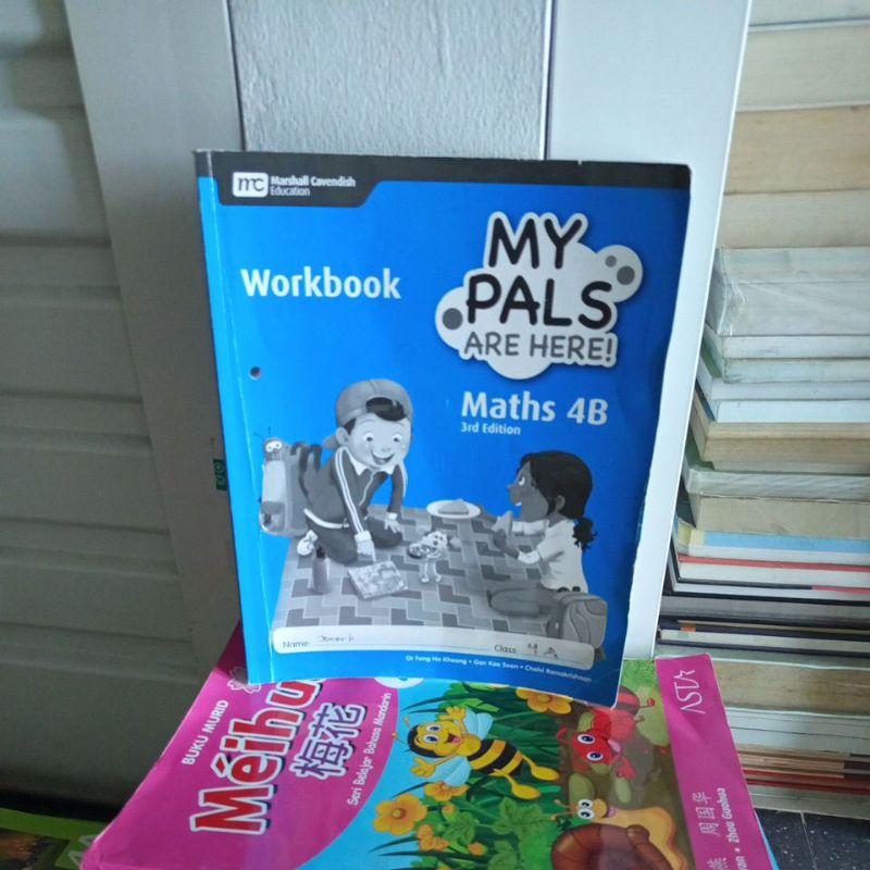 Jual buku my plas are here maths 4B workbook 3rd edition dr fong ho kheong marshall Cavendish ...