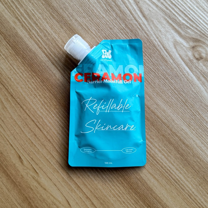 Jual Prettywell CeraMON Barrier Moistfull Gel Refill 100 ml | Shopee ...