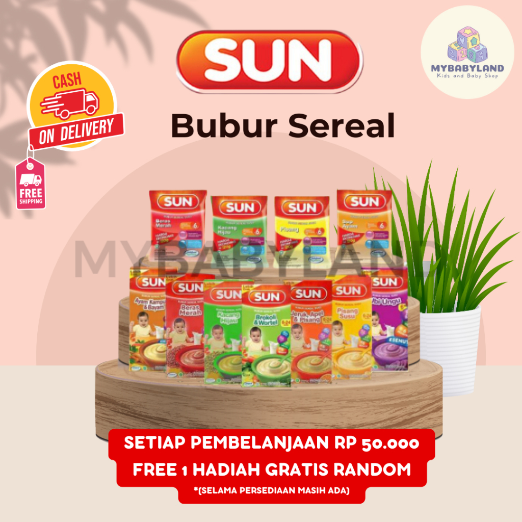 Jual SUN Bubur Susu Sereal | SUN bubur sereal susu | Sun Bubur Cereal ...
