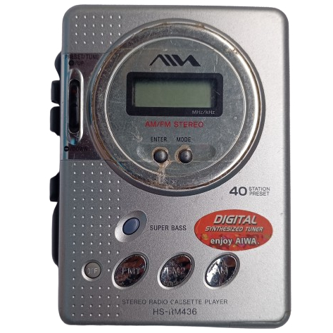 Jual audio - WALKMAN AIWA HS-RM436 STEREO DIGITAL RADIO CASSETTE TAPE PLAYER - pemutar kaset ...