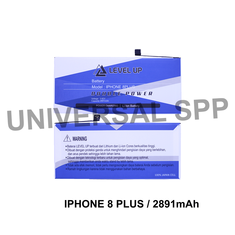 Jual LEVEL UP Baterai Iphone 8 Plus - 8+ | Shopee Indonesia