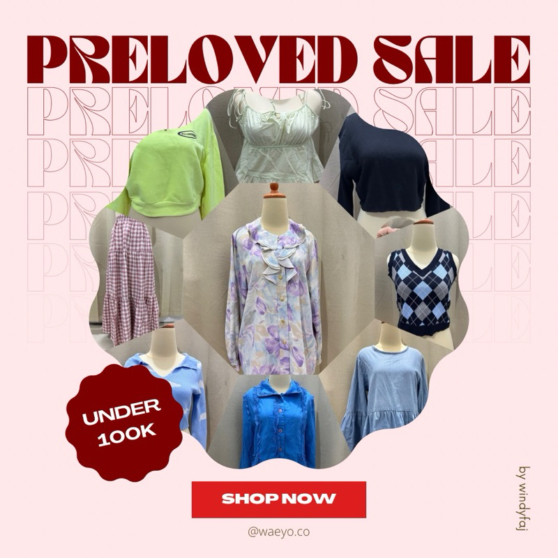 Jual PRELOVED3 waeyo.co by windyfaj | Shopee Indonesia