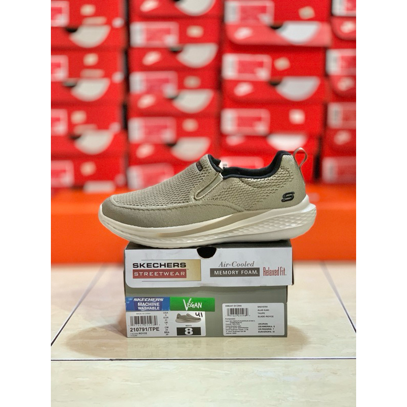 Jual SKECHERS SLADE ROYCE 210791/TPE ORIGINAL 100% PT MAP RESMI ...