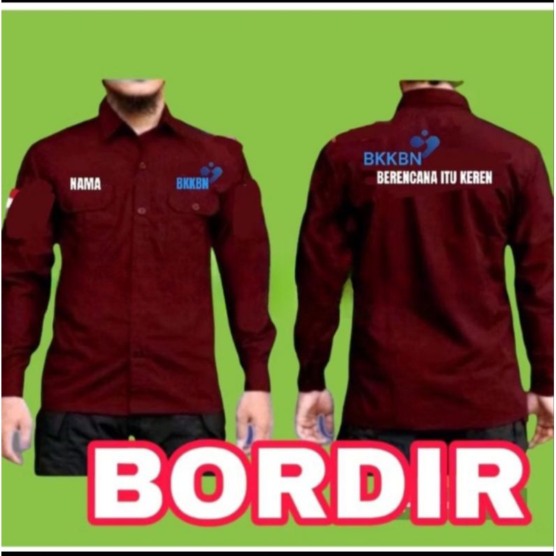 Jual KEMEJA BKKBN LENGAN PANJANG TERBARU SERAGAM BKKBN KEMEJA PDH BKKBN ...