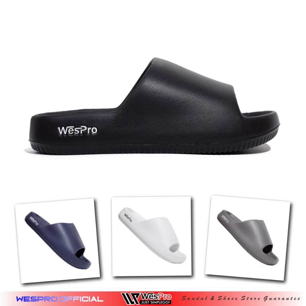 Jual Wespro Neoflex Sandal Selop Pria Eva Pylon Ringan Slide Tebel 3 Cm ...