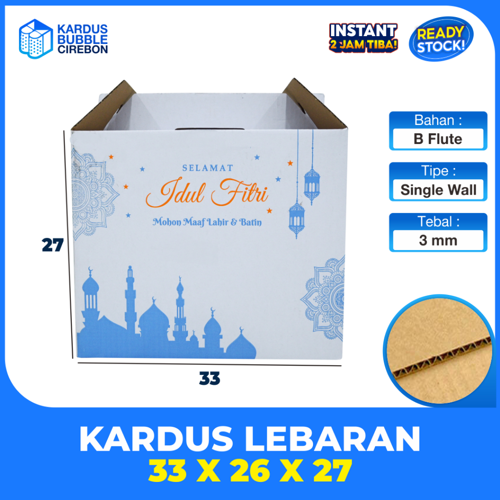 Jual Custom Kardus/Box uk 33x26x27 cm (Jinjing) Kardus/kartonPolos/buah ...