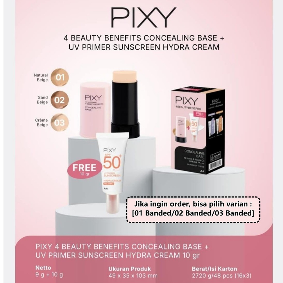 Jual Pixy Concealing Base | Shopee Indonesia
