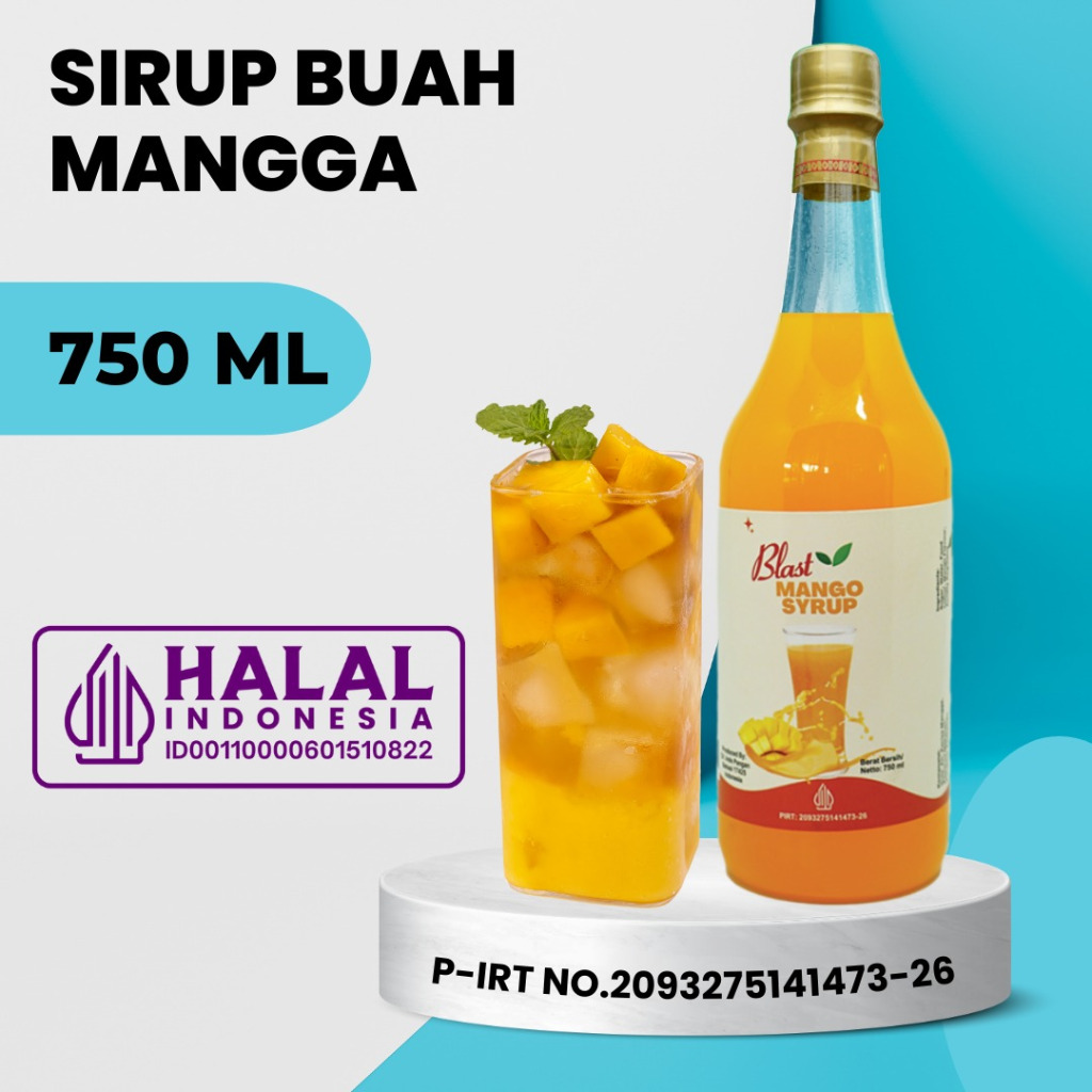 Jual Syrup MANGGA 750 mL - Sirup Minuman Mango Original - Aneka Rasa ...