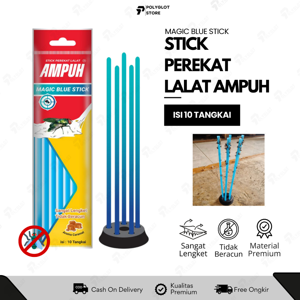 Jual 10 TANGKAI ( 1 PACK ) LEM LALAT STICK | Shopee Indonesia