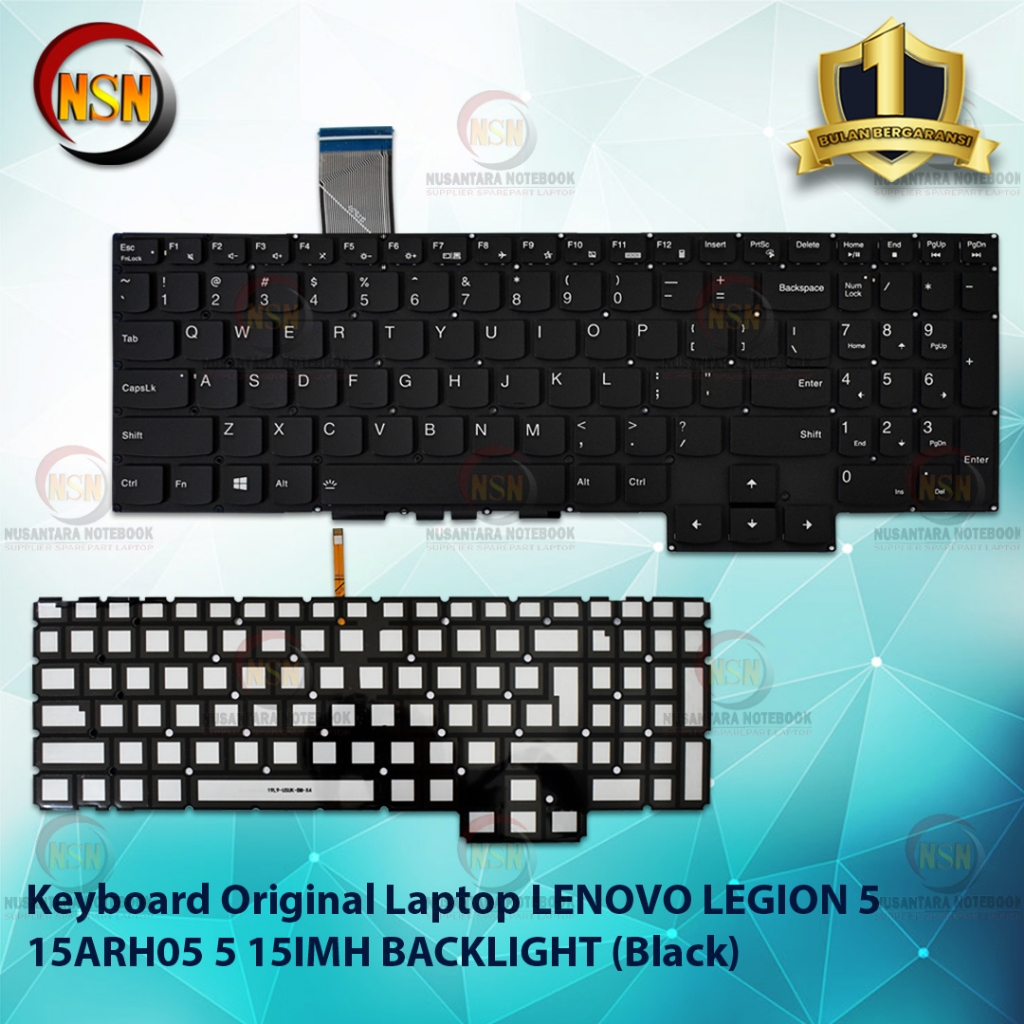 Jual Keyboard Laptop Original for LENOVO LEGION 5 15ARH05 5 15IMH ...
