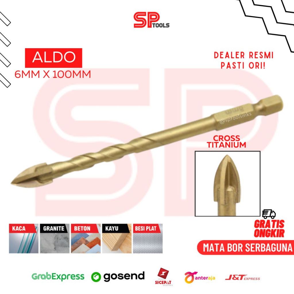 Jual MATA BOR PANAH SERBAGUNA KACA / GRANITE / BETON / KAYU / BESI PLAT ...