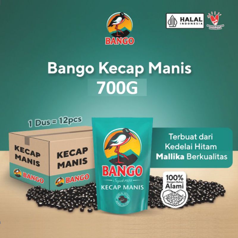 Jual Kecap Bango 700g / Kecap Manis Bango Refill Besar / Kecap Bango ...