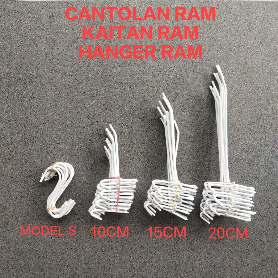 Jual Cantolan ram / kaitan ram / hanger ram universal (jual 1 ikat ...