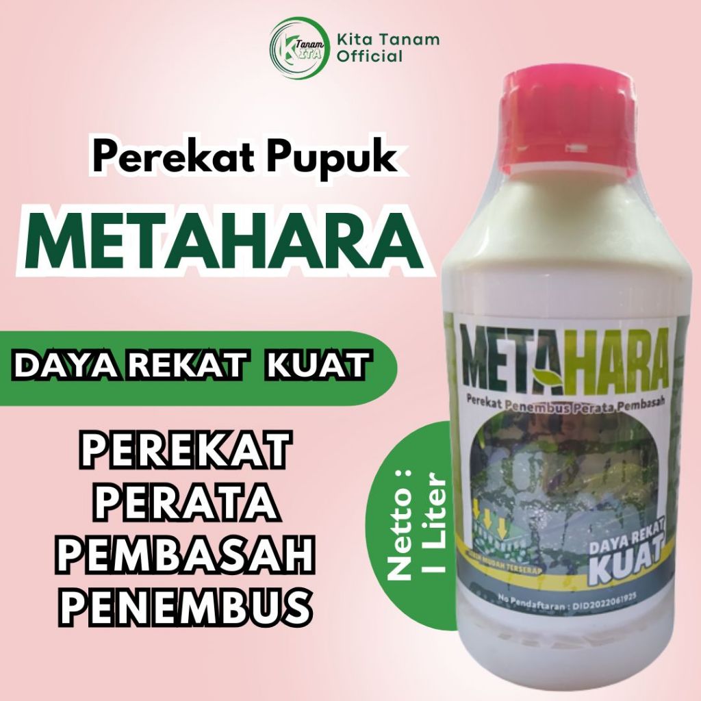 Jual Obat semprot Untuk perekat pupuk daun, Perata Pembasah METAHARA ...
