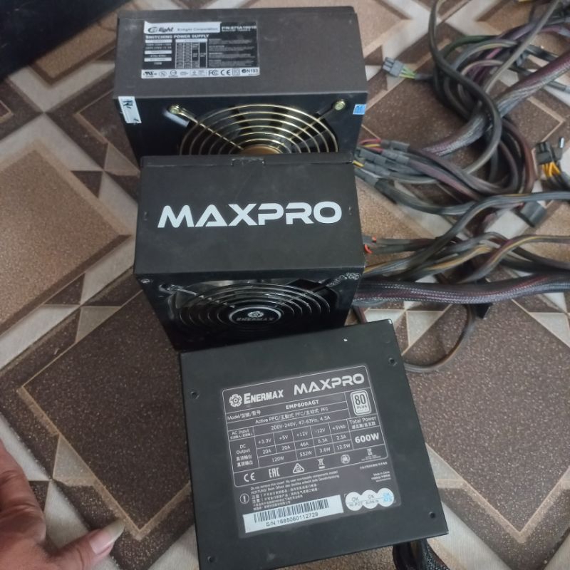 Jual POWER SAPLI MEREK CAMPUR 600 WAT 80+ | Shopee Indonesia