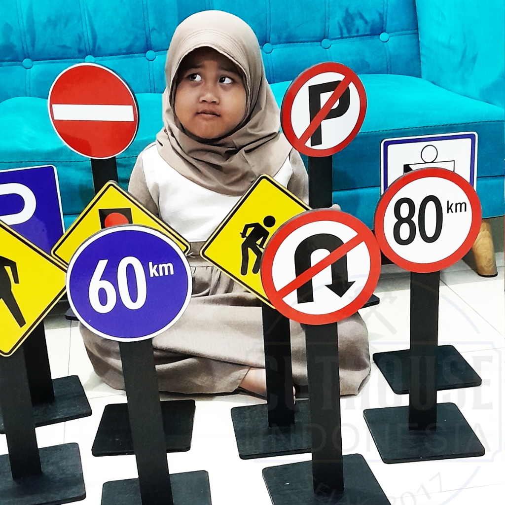 Jual SGN015 - TANDA RAMBU LALU LINTAS MINI - Alat Peraga Edukasi ...