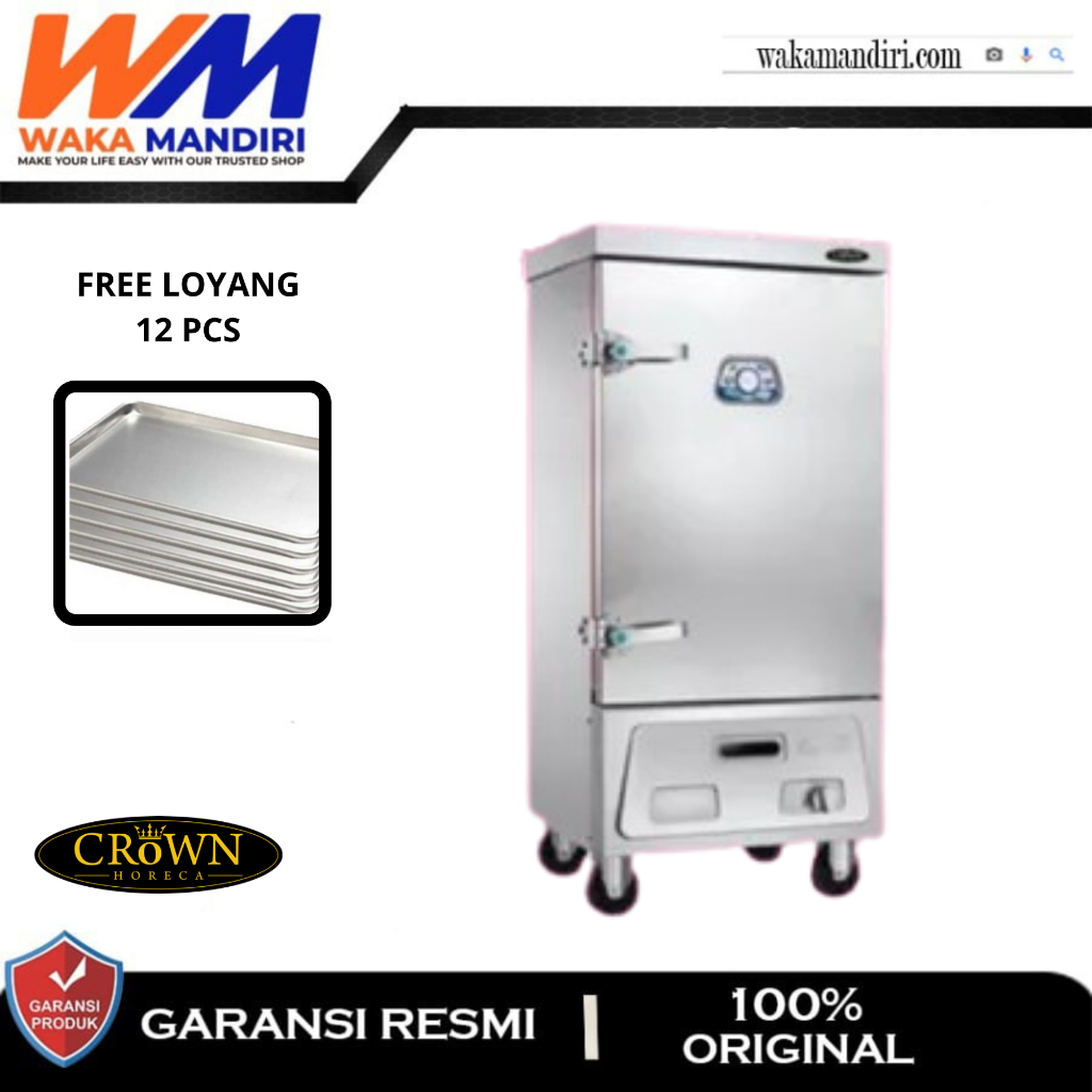 Jual Rice Cooker / Rice Steamer Crown MCR-12 / MCR 12 Pemasak Nasi 12 Tray | Shopee Indonesia